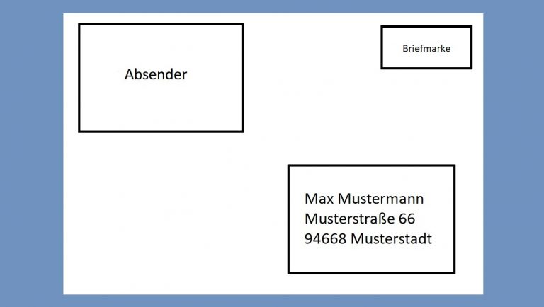 Brief mit und ohne Fenster richtig beschriften - pakete-verfolgen.de